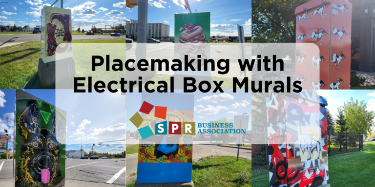Placemaking: Electrical Box Murals Along SPR - Stony Plain Road